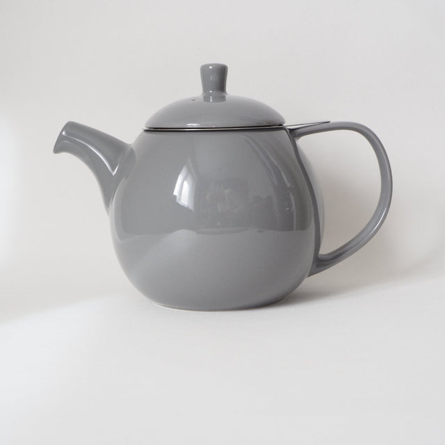 Grey Infuser Teapot For Loose Leaf Tea | Teaspoon Tea Co